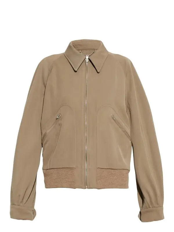 MAISON MARGIELA Wool Bomber Jacket - Beige