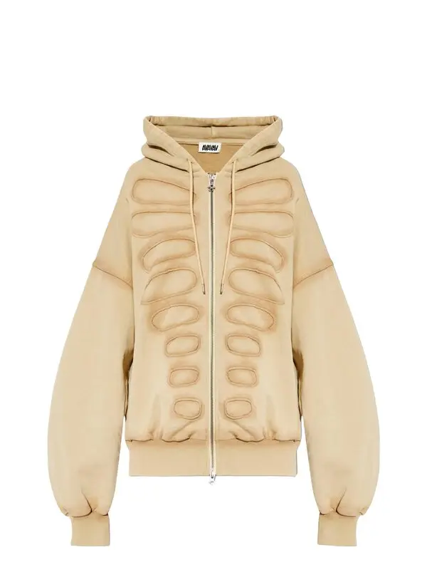 AVAVAV Hooded Zip-up - Beige