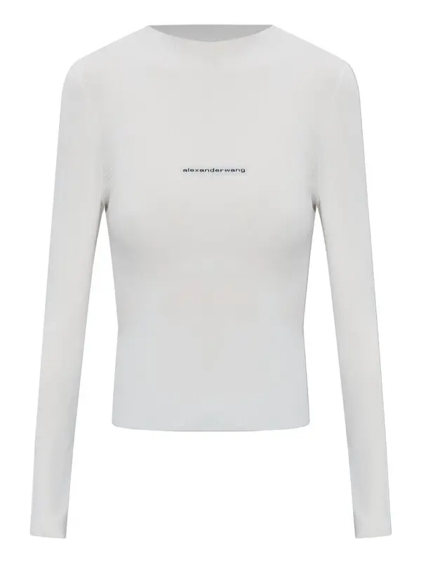 Alexander Wang Logo Top - White