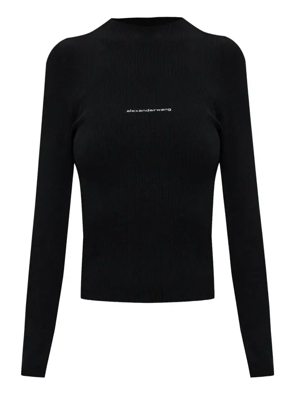 Alexander Wang Logo Top - Black