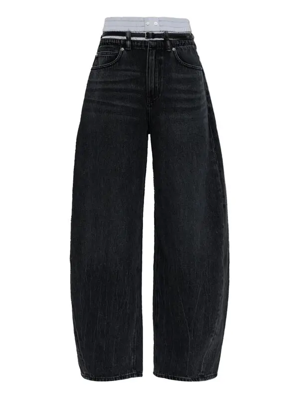 Alexander Wang Wide-leg Jeans - Black