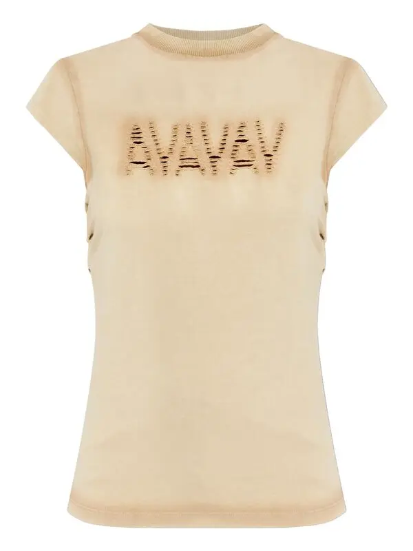 AVAVAV Logo T-shirt - Beige