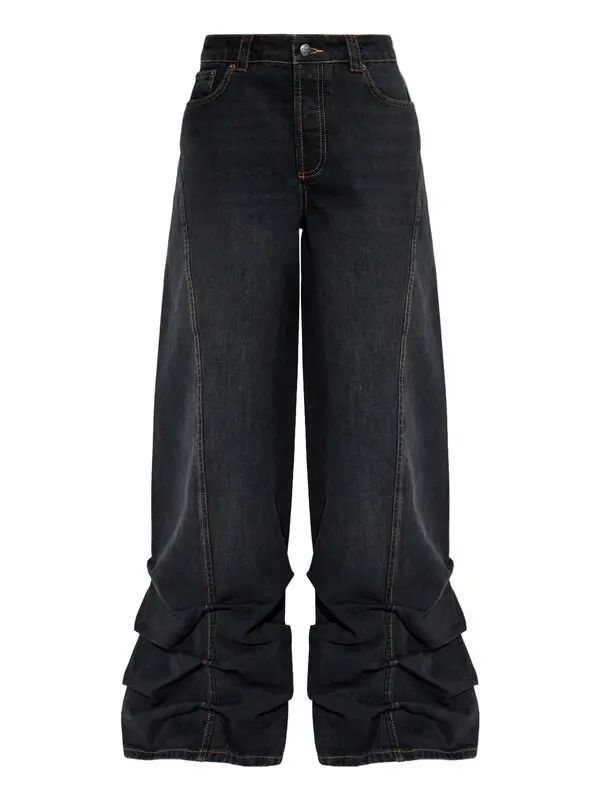 AVAVAV Wide-leg Denim Jeans - Black