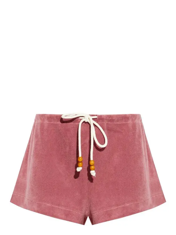 The Upside Cocos Velvet Shorts - Pink