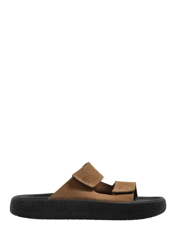 VEJA Suede Slides - Brown