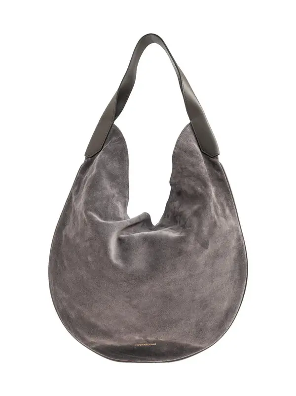 Victoria Beckham Suede Shoulder Bag - Grey