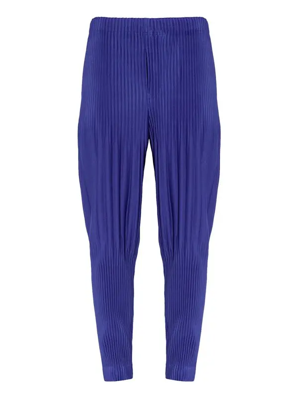 Issey Miyake Pleated Trousers - Blue