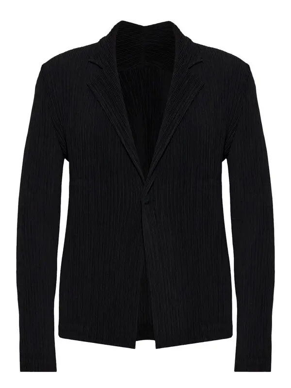 Issey Miyake Pleated Blazer - Black