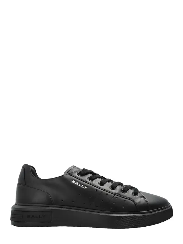 Bally Leather Sneakers - Black