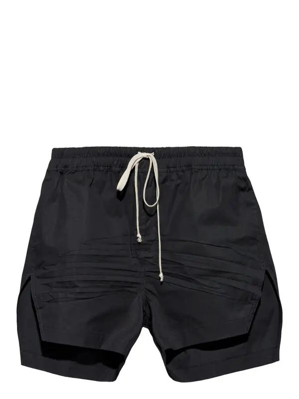 Rick Owens Cotton Shorts - Black