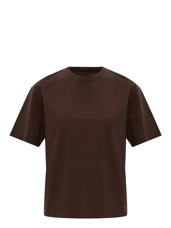 Canada Goose T-shirt With Embroidered Logo - Brown