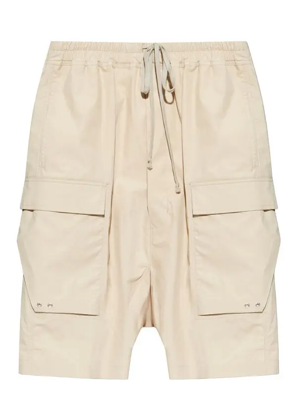 Rick Owens Cargo Shorts - Cream