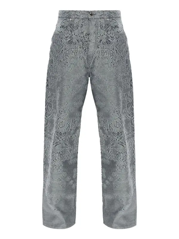 Amiri Paisley Patterned Jeans - Grey