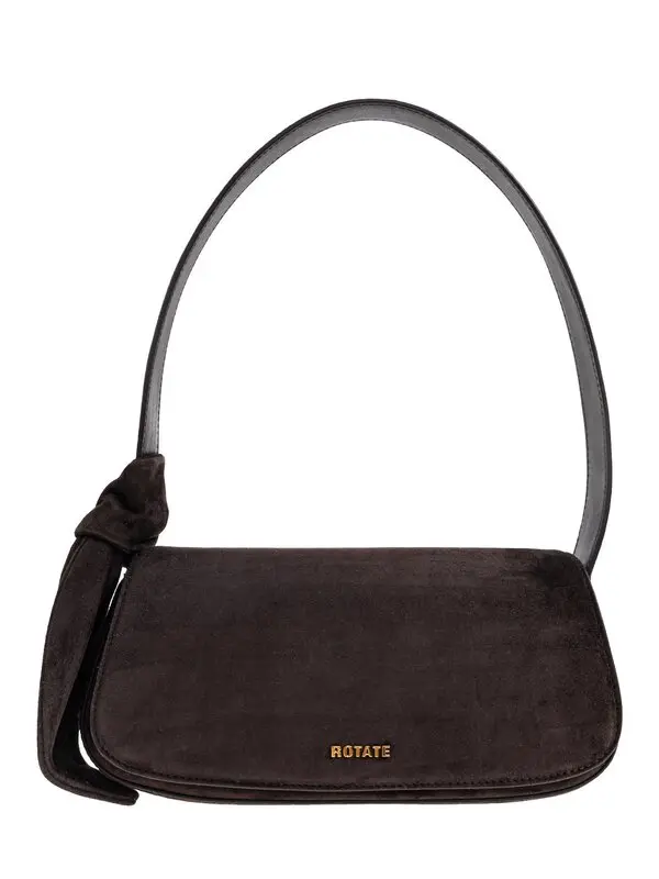 ROTATE BY BIRGER CHRISTENSEN Suede Shoulder Bag - Brown