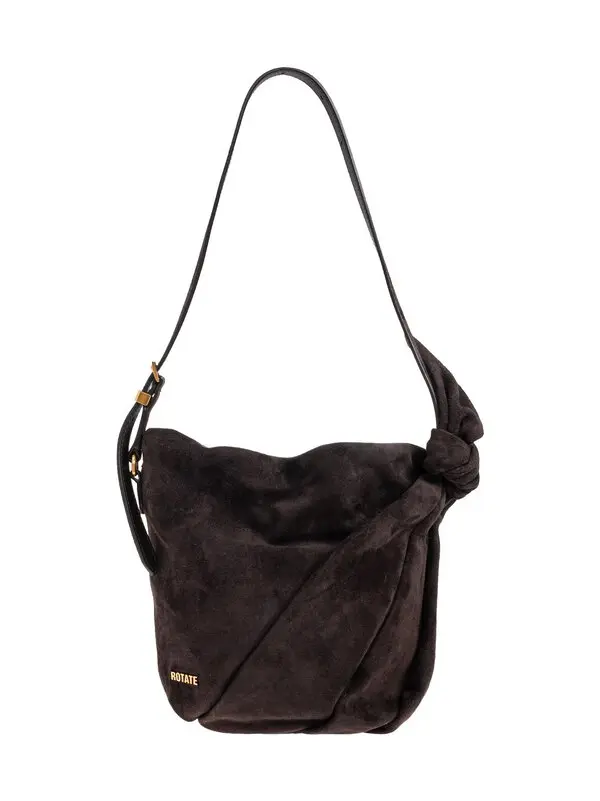 ROTATE BY BIRGER CHRISTENSEN Suede Shoulder Bag - Brown