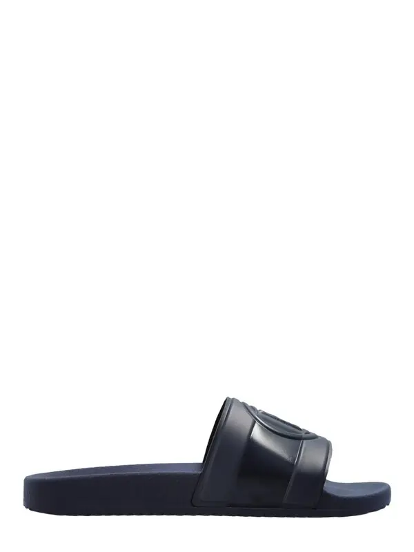 Bogner Rubber Slides - Navy Blue