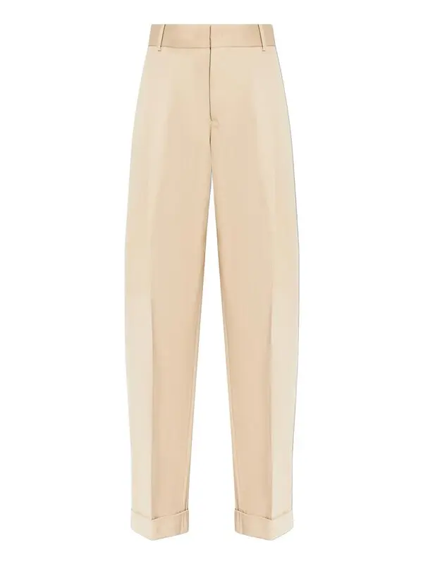 Dsquared2 Wide-leg High-waisted Trousers - Beige