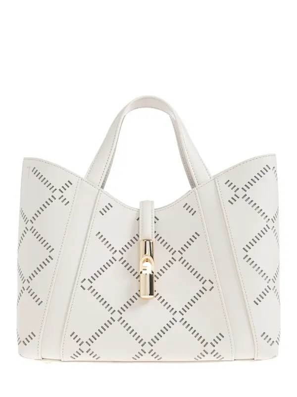 Furla Goccia Small Handbag - White