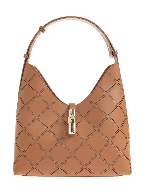 Furla Goccia Medium Shoulder Bag - Brown