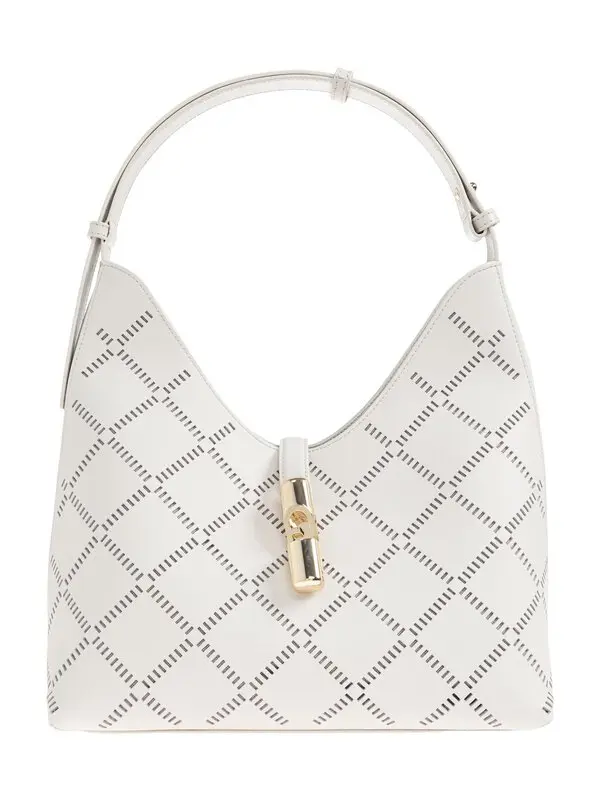 Furla Goccia Medium Shoulder Bag - White
