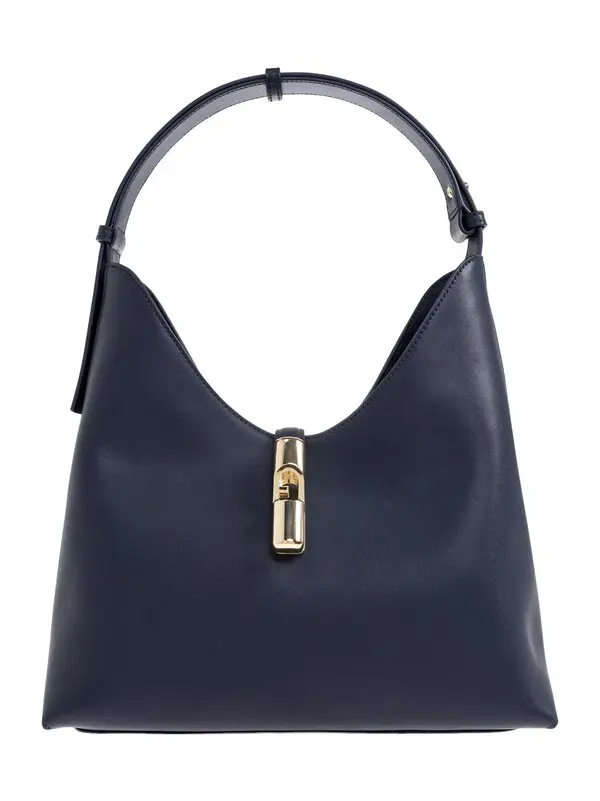 Furla Goccia Medium Shoulder Bag - Navy Blue