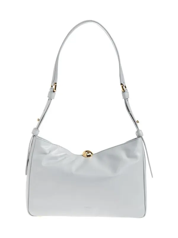 Furla Sfera Soft Medium Shoulder Bag - Light Blue