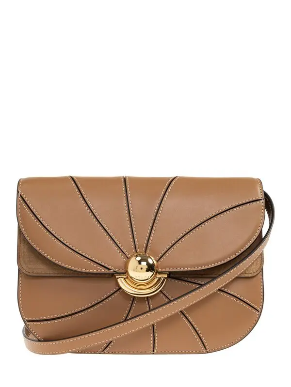 Furla Shoulder Bag In Full-grain Leather - Brown