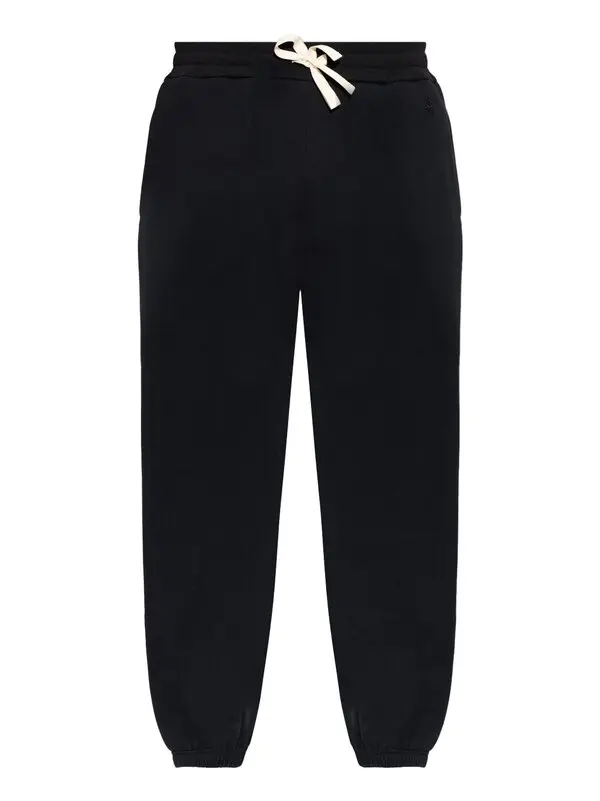 JIL SANDER Sweatpants With Cuffed Legs - Black