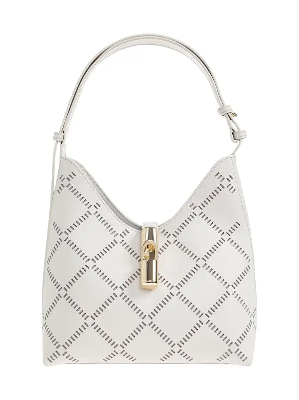 Furla Goccia Small Hobo Shoulder Bag - White