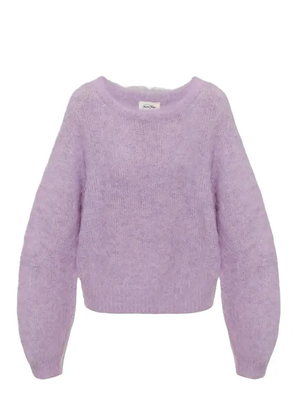 American Vintage Crew Neck Sweater - Purple
