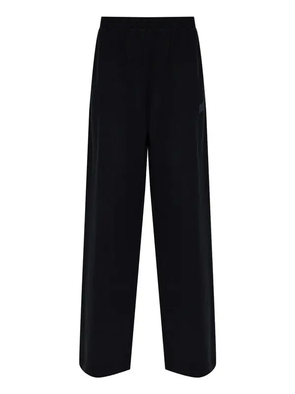 American Vintage Wide-leg Sweatpants - Black