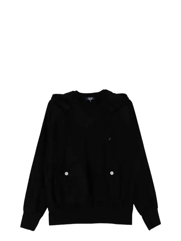 Comme Des Garçons Cotton Hoodie - Black