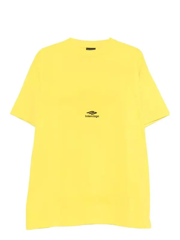 Balenciaga Logo T-shirt - Yellow