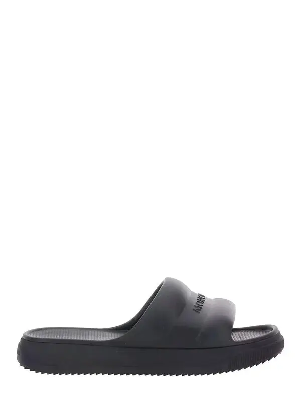 Moncler Altive Platform Slides - Black