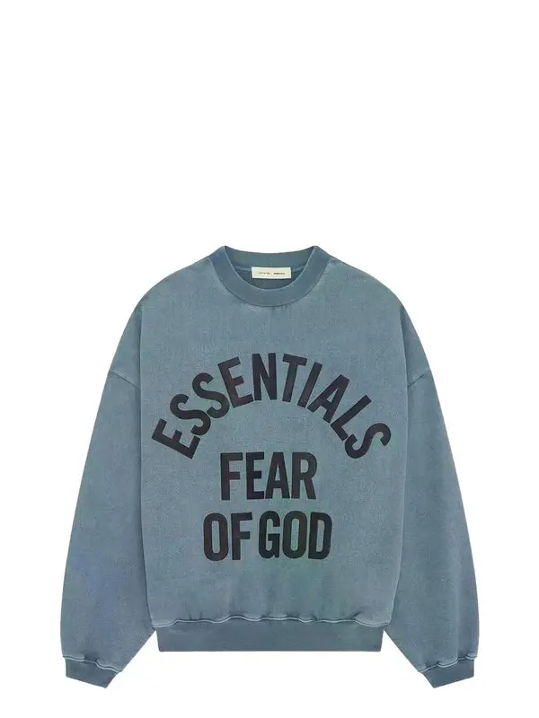Fear Of God Campus 90s Logo Sweatshirt - Blue