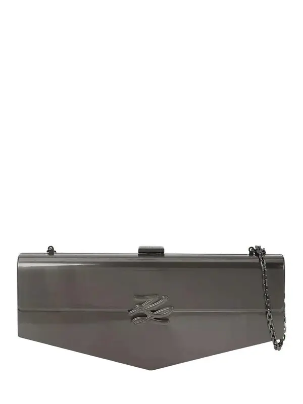 Karl Lagerfeld Kl Studio Autograph Clutch - Grey