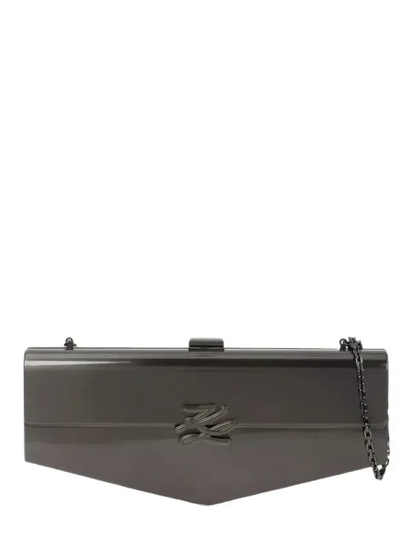 Karl Lagerfeld Kl Studio Autograph Clutch - Grey