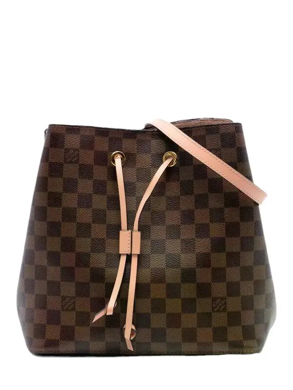 LOUIS VUITTON Damier Ebene Neonoe Mm Bucket Bag - Brown
