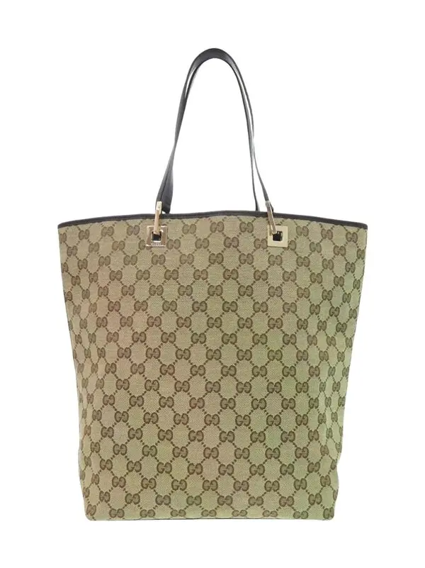 Gucci Gg Canvas Tote Bag - Brown
