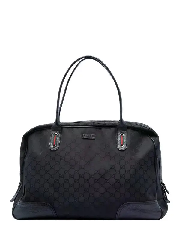 Gucci Gg Nylon Princy Shoulder Bag - Black