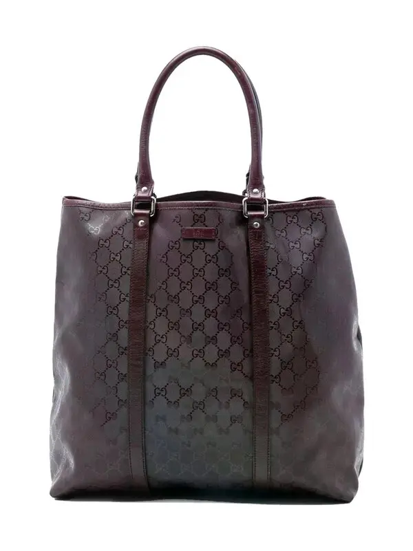 Gucci Gg Imprime Joy Vertical Tote Bag - Red