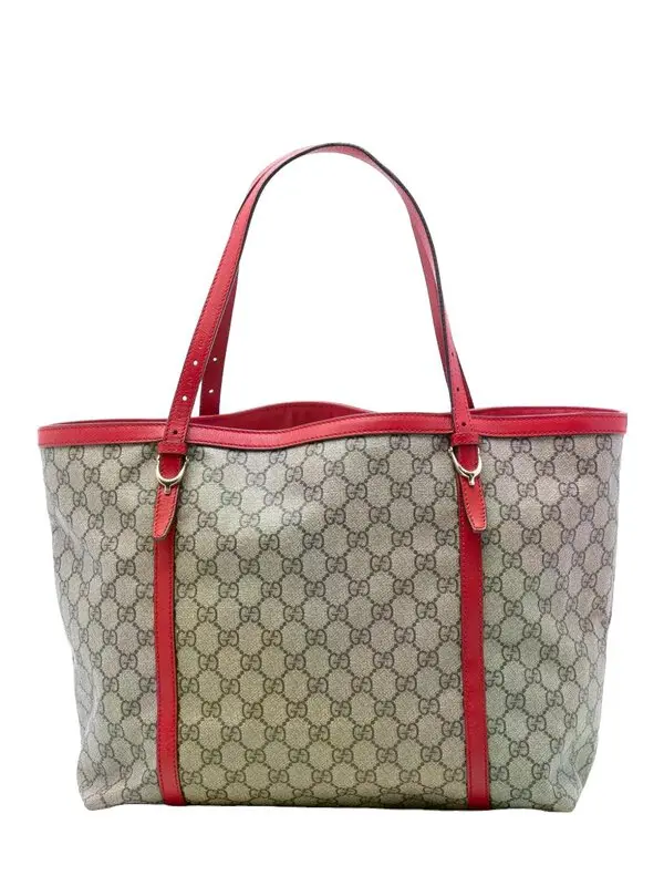 Gucci Gg Supreme Nice Tote Bag - Red