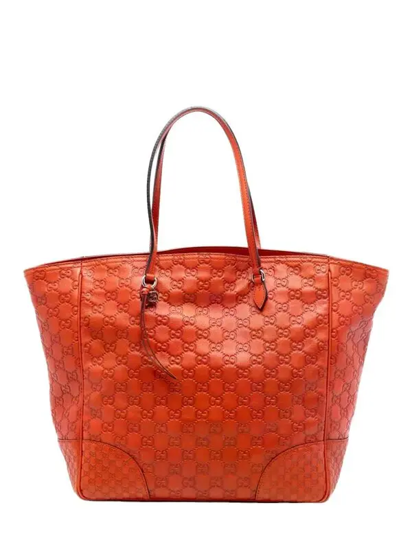Gucci Ssima Bree Tote Bag - Orange