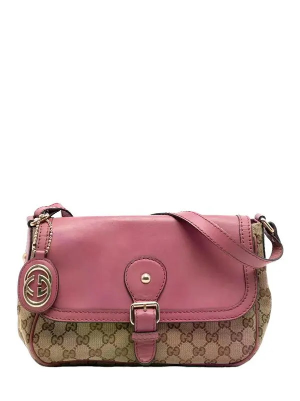 Gucci 2016-2026 Gg Canvas Sukey Crossbody Bag - Pink