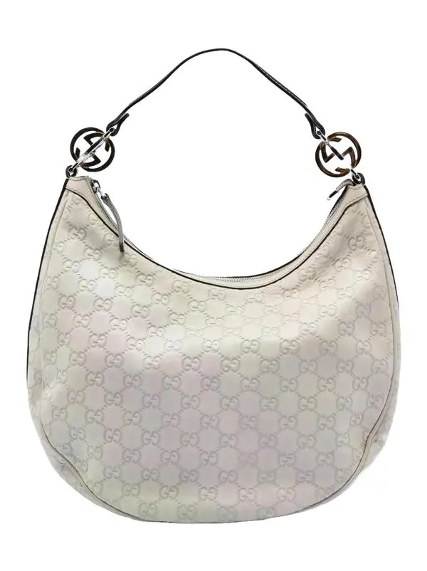 Gucci Medium Sissima Twins Hobo Bag - White