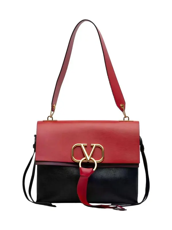 Valentino Garavani Vring Shoulder Bag - Black