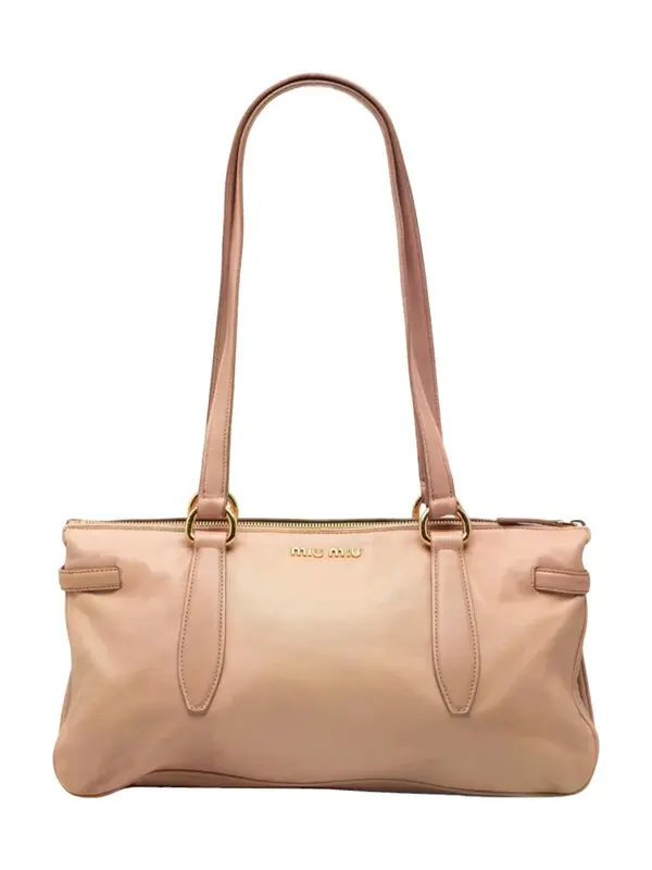 Miu Miu 2010 Leather Shoulder Bag - Pink