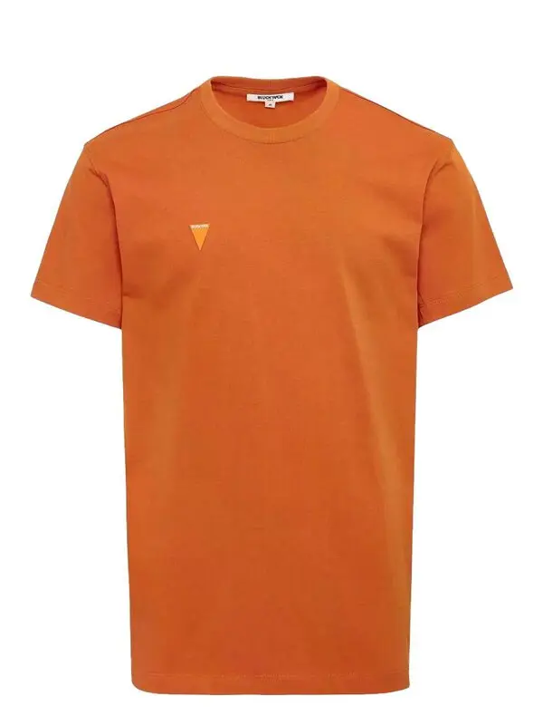 BLACKJACK Triangle-detail T-shirt - Orange