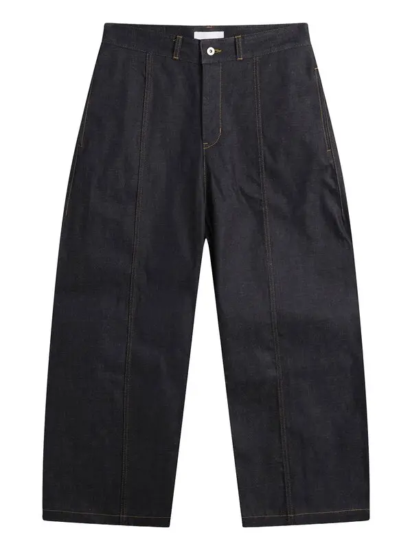 SAGE NATION Welt Trouser Denim Jeans - Raw Indigo