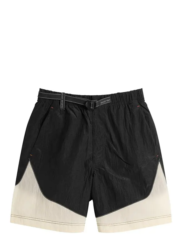 AND WANDER X Roa Ripstop Wind Shorts - Off White